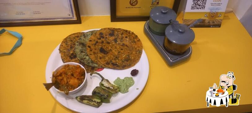 Menu at Thepla Junction, Vasai