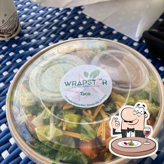 Menu at Wrapstar Culver City restaurant, Culver City