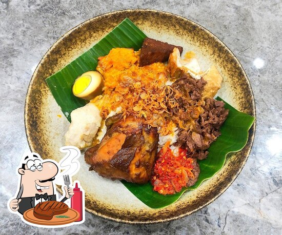 Menu at Gudhas Village restaurant, Jambi