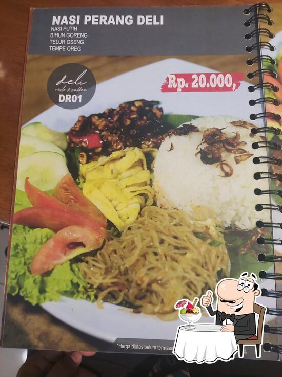 Menu at Deli Resto dan Coffee restaurant, Beringin