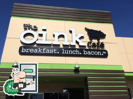 Menu at The Oink Cafe, Tucson