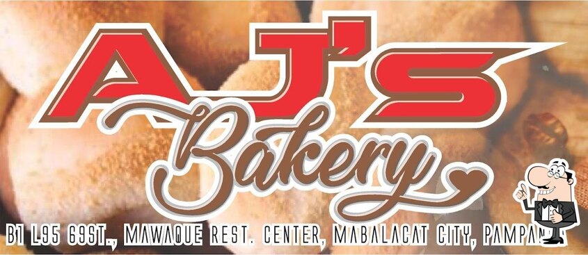 Menu at AJs Bakery, Mabalacat