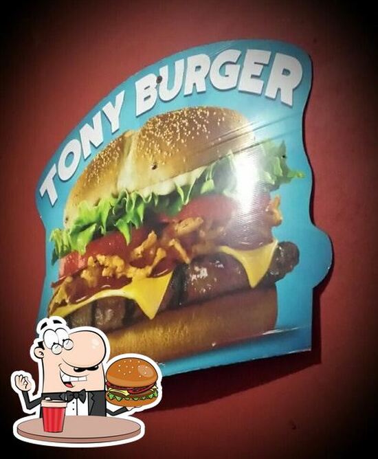 Menu at Tony Burger restaurant, Ciudad Apodaca, Miguel Hidalgo y ...