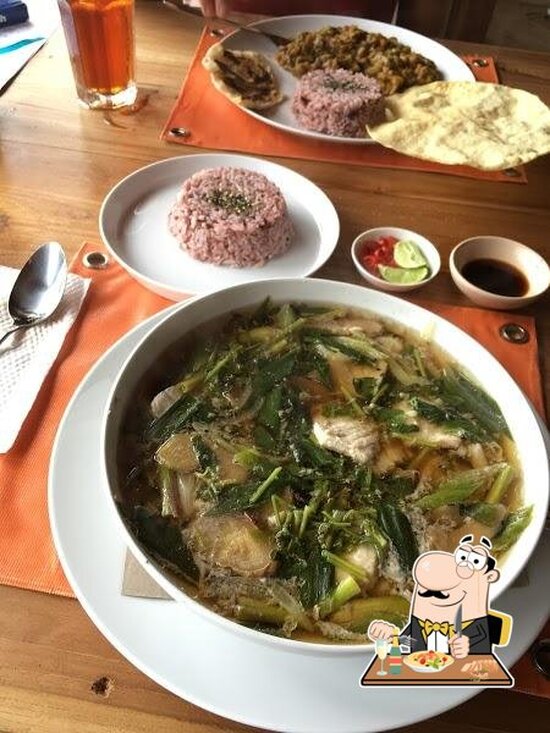Menu at Komodo Kitchen restaurant, Indonesia
