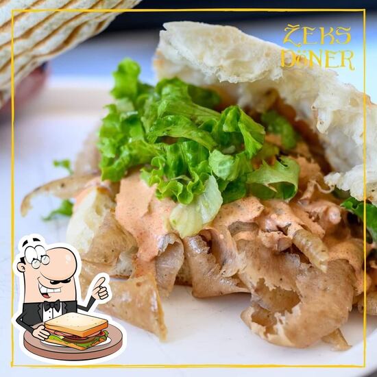 Menu au Žeks doner Koševo restaurant, Sarajevo, Koševo 10