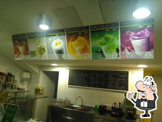 Menu at Fresh Time restaurant, Ljubljana