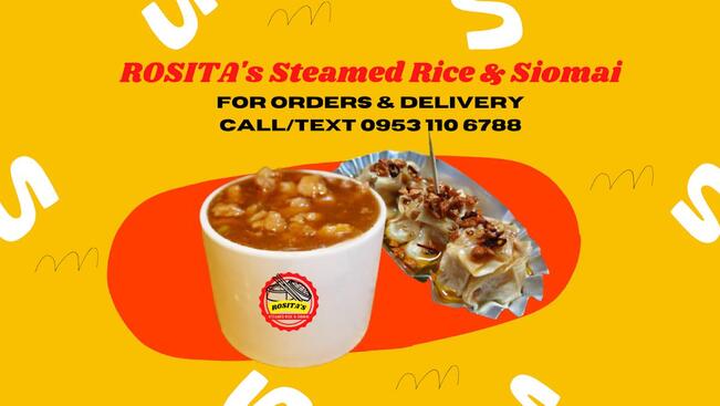 Menu at Rosita's Steamed Rice & Siomai, Tacloban City