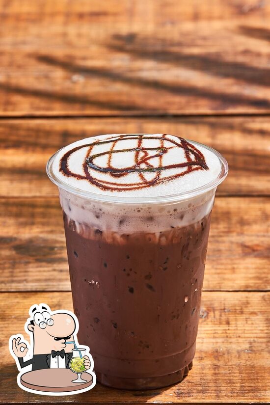 Menu at Nook Coffee, Rong Kat