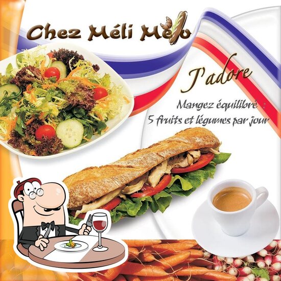 Menu at Chez Méli Mélo sandwicherie française, Hong Kong