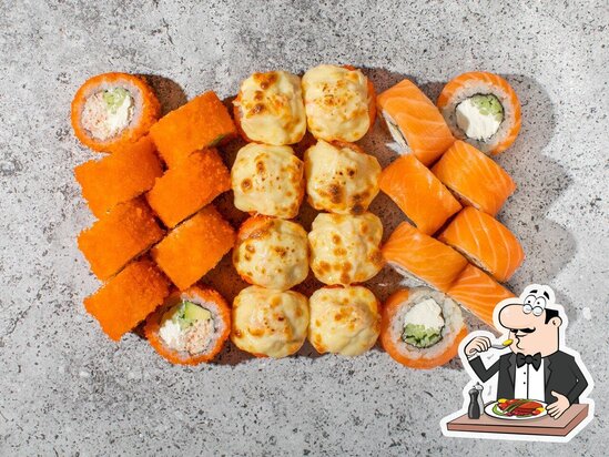 Menu at SushiWay restaurant, Saint Petersburg, Sovetskiy Avenue