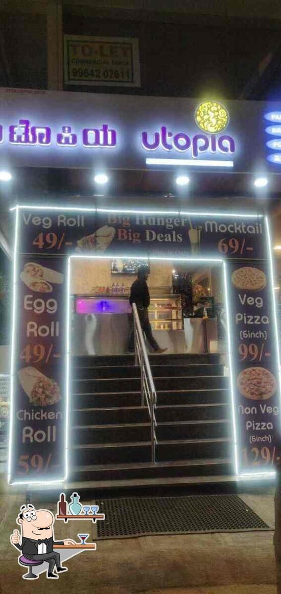 Menu at Utopia food fiesta, Bengaluru