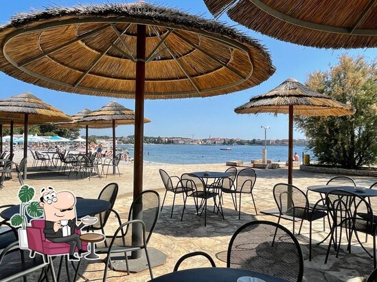 Menu au Beach bar Luft, Poreč