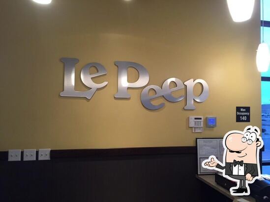 Menu at Le Peep restaurant, Meridian