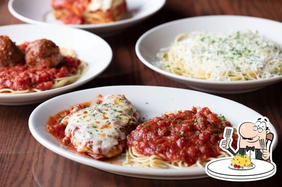 Menu at The Old Spaghetti Factory restaurant, Westminster