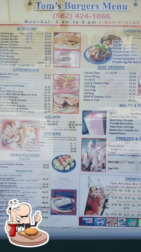 Tom's Burgers in Long Beach - Restaurant menu and reviews