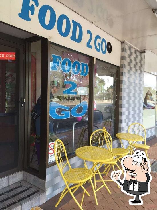 Menu at Food 2 Go restaurant, Wellington