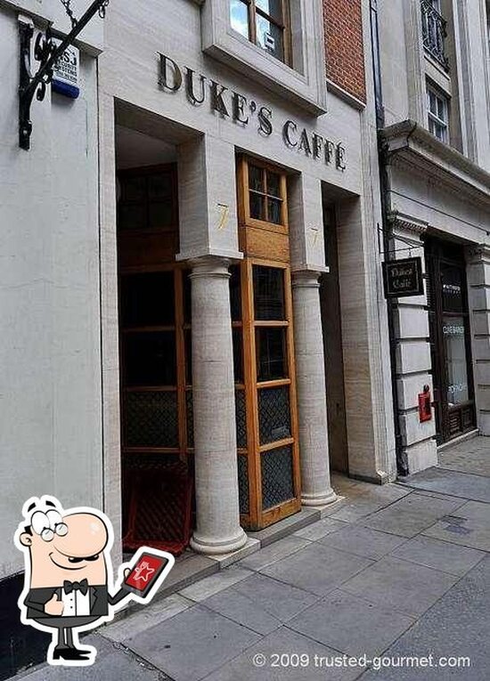 Menu at Duke's Caffe cafe, London, 7 Duke Street St James's
