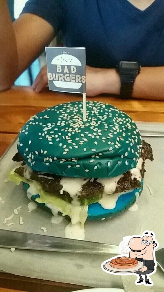 Menu at Bad Burgers restaurant, Cagayan de Oro, Stall #104
