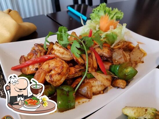 Menu at Aroy Thai restaurant, Clacton-on-Sea