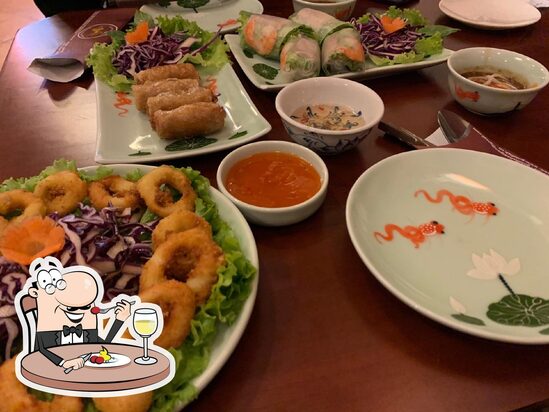 Menu at Gold Fish restaurant, Ho Chi Minh City