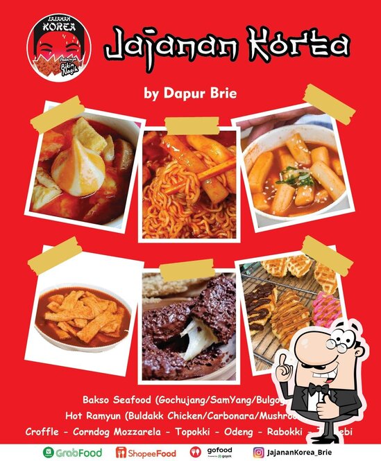 Menu at Jajanan Korea by Dapur Brie cafe, Parung Panjang