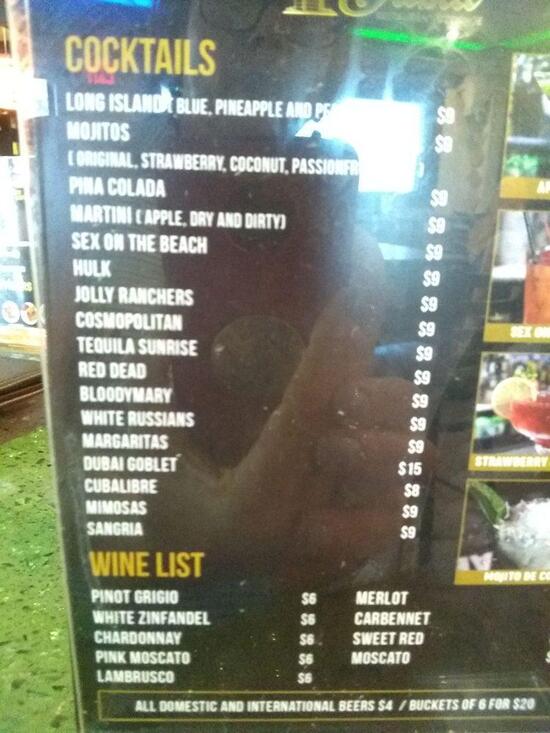 Menu at Dubai Restaurant & Bar, Trenton