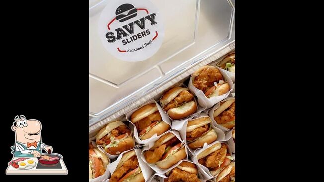 Menu at Savvy Sliders restaurant, Garden City