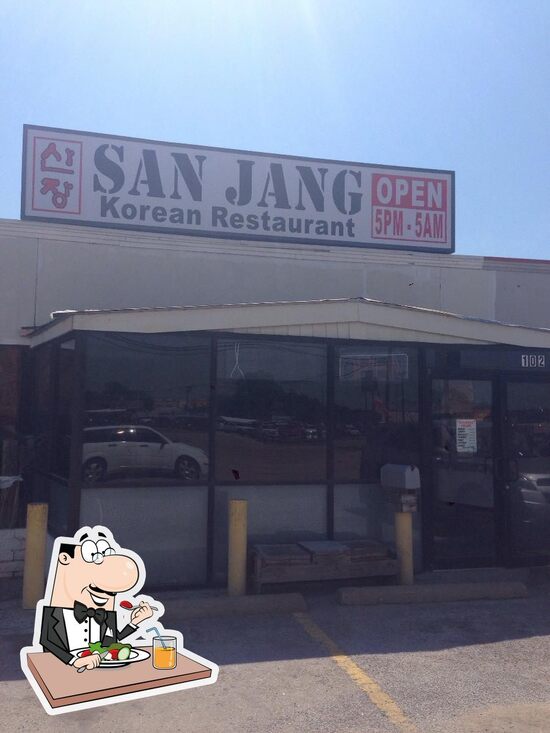 Menu at San Jang BBQ, Dallas