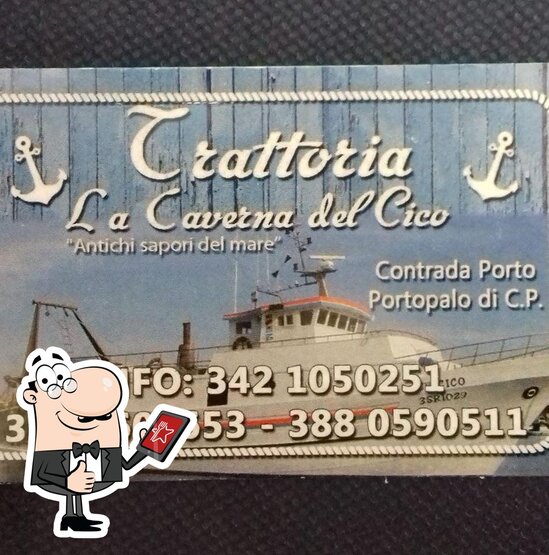 Menu da La Caverna Del Cico ristorante, Portopalo di Capo Passero