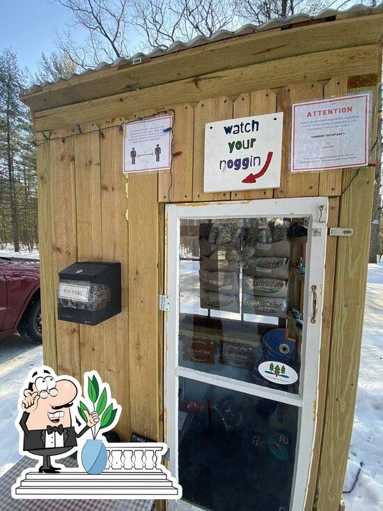 Menu at Little Roadside Market, Lewiston