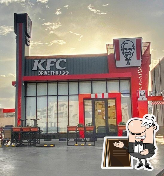 Speisekarte von كنتاكي KFC restaurant, New Cairo City