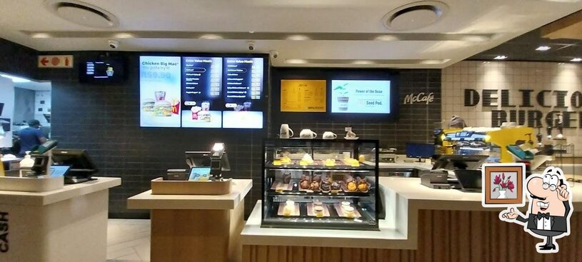 Menu at McDonald's Sasol Allandale Drive-Thru restaurant, Midrand