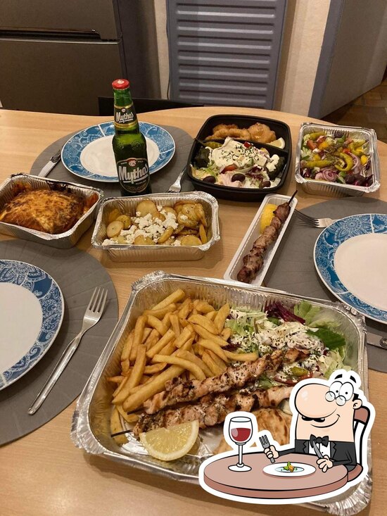 Menu au Greek Rodos Food, Quaregnon