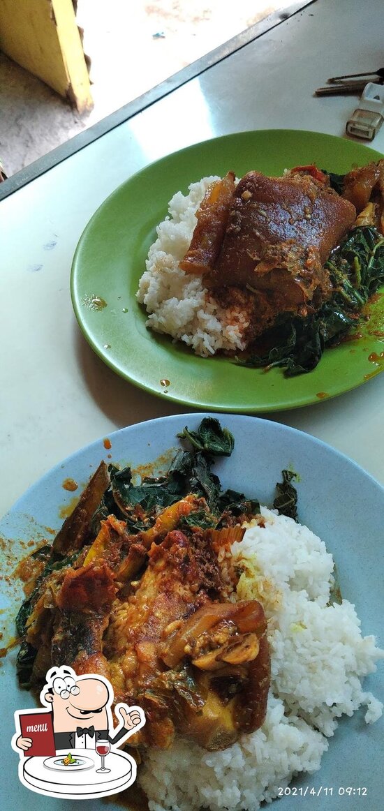 Menu at Masakan Padang Uda Ali restaurant, Surabaya