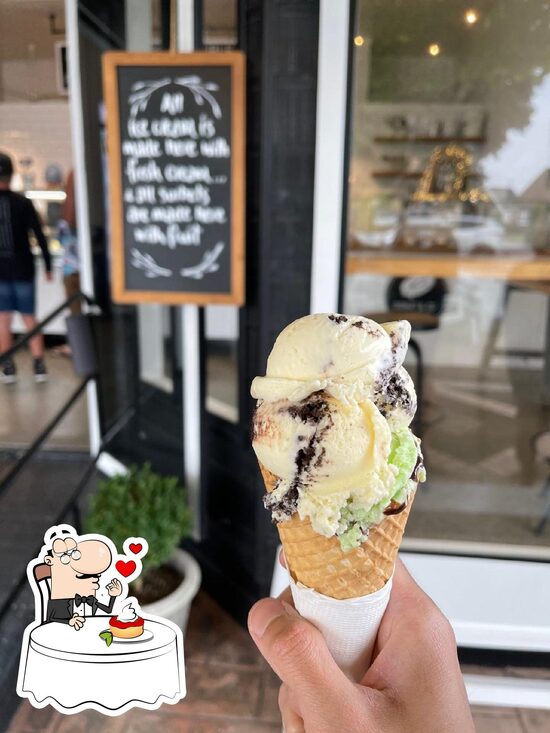Menu at One Road Ice Cream Company, Tirau