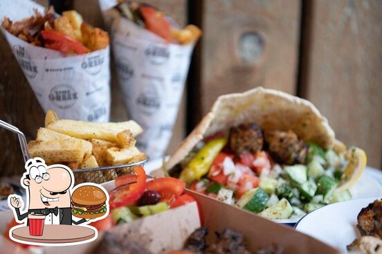 Going Greek, 18 The Grn in London - Restaurant menu and reviews