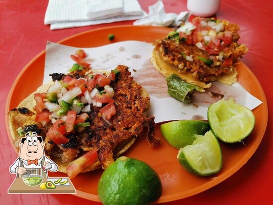 Menu at Tacos Tránsito restaurant, Toluca, Paseo Fidel Velázquez 804