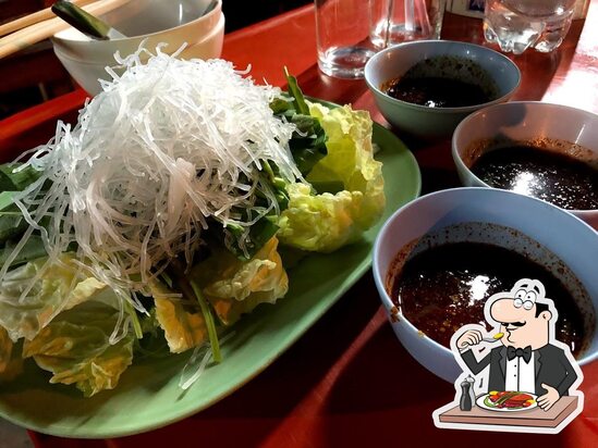 Menu at Joe's Chim Chum restaurant, Samut Prakan