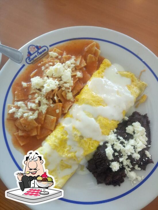 Menu at Super Cream restaurant, Tampico, dentro soriana aeropuerto