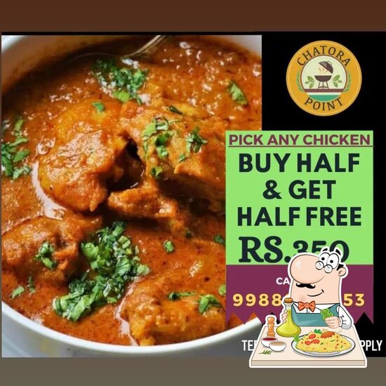 Menu at Chatora Point, Khanna