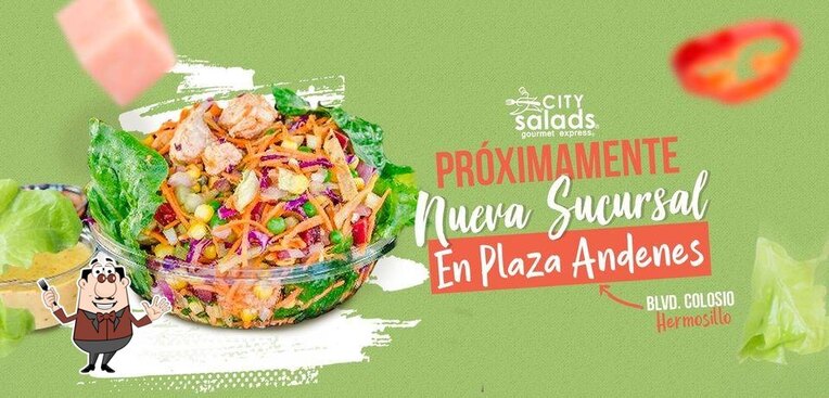 Carta del restaurante City Salads Plaza Andenes, Hermosillo