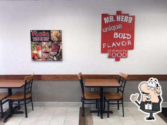 Menu at Mr. Hero fast food, Strongsville, Pearl Rd
