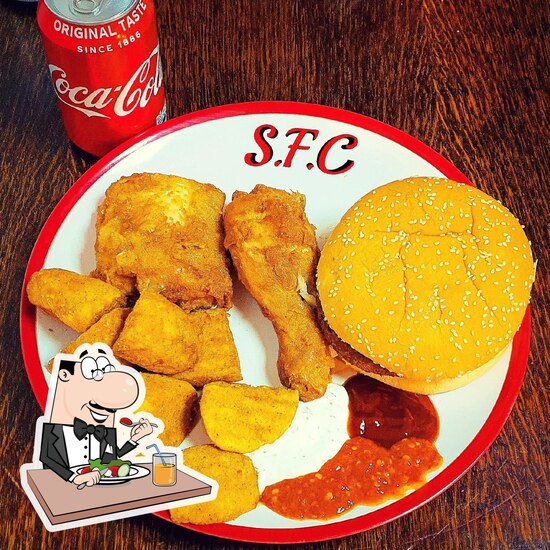 Menu at Southern Fried Chicken fast food, Burnham-on-Sea