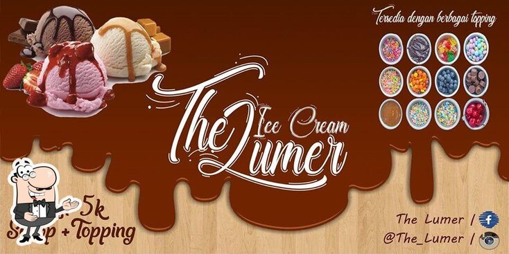 Menu at The Lumer Ice Cream restaurant, Pematang Pudu, Jl. Bakti Kopelapip