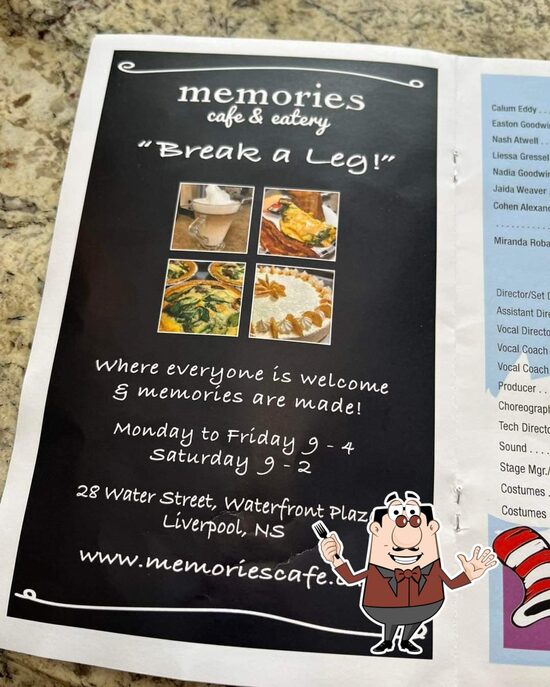 Memories Cafe, Liverpool - Restaurant menu, prices and reviews