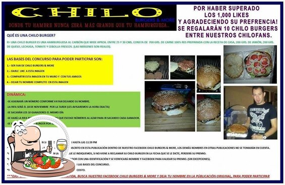 Menu at CHILO Burgers & MORE restaurant, Monterrey