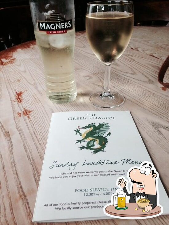 Menu at The Green Dragon pub & bar, London Colney