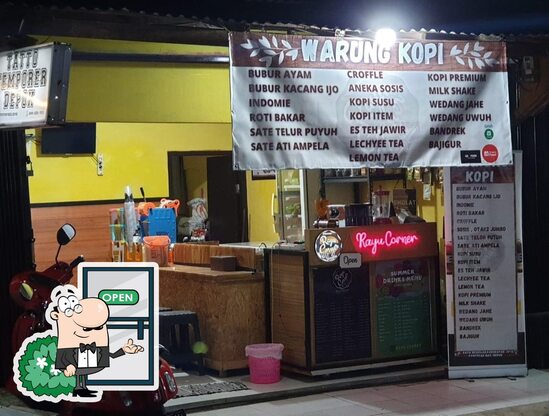 Carta de Rayu Corner warkop dan cafe bar, Depok