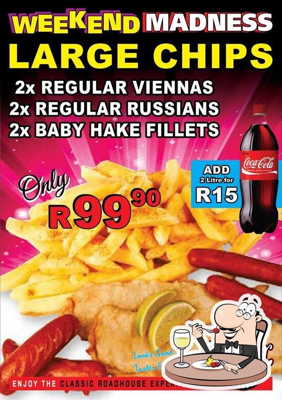 Carta de Sazbar Roadhouse Brakpan, Brakpan