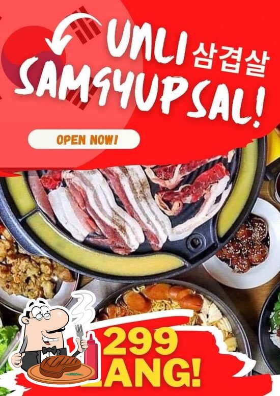 Menu at SAMGYEOPSAL restaurant, General Santos City